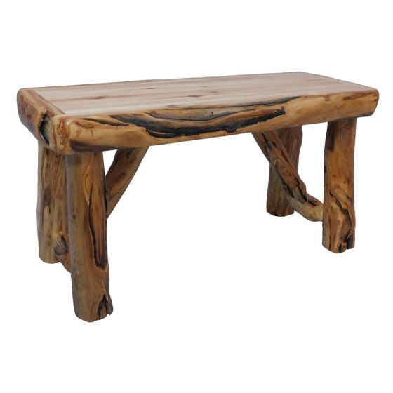 Beartooth Aspen Log Benches