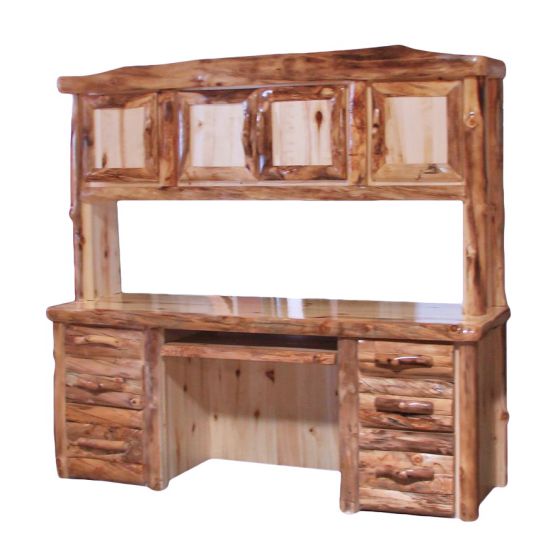 Rustic Aspen Log Desk
