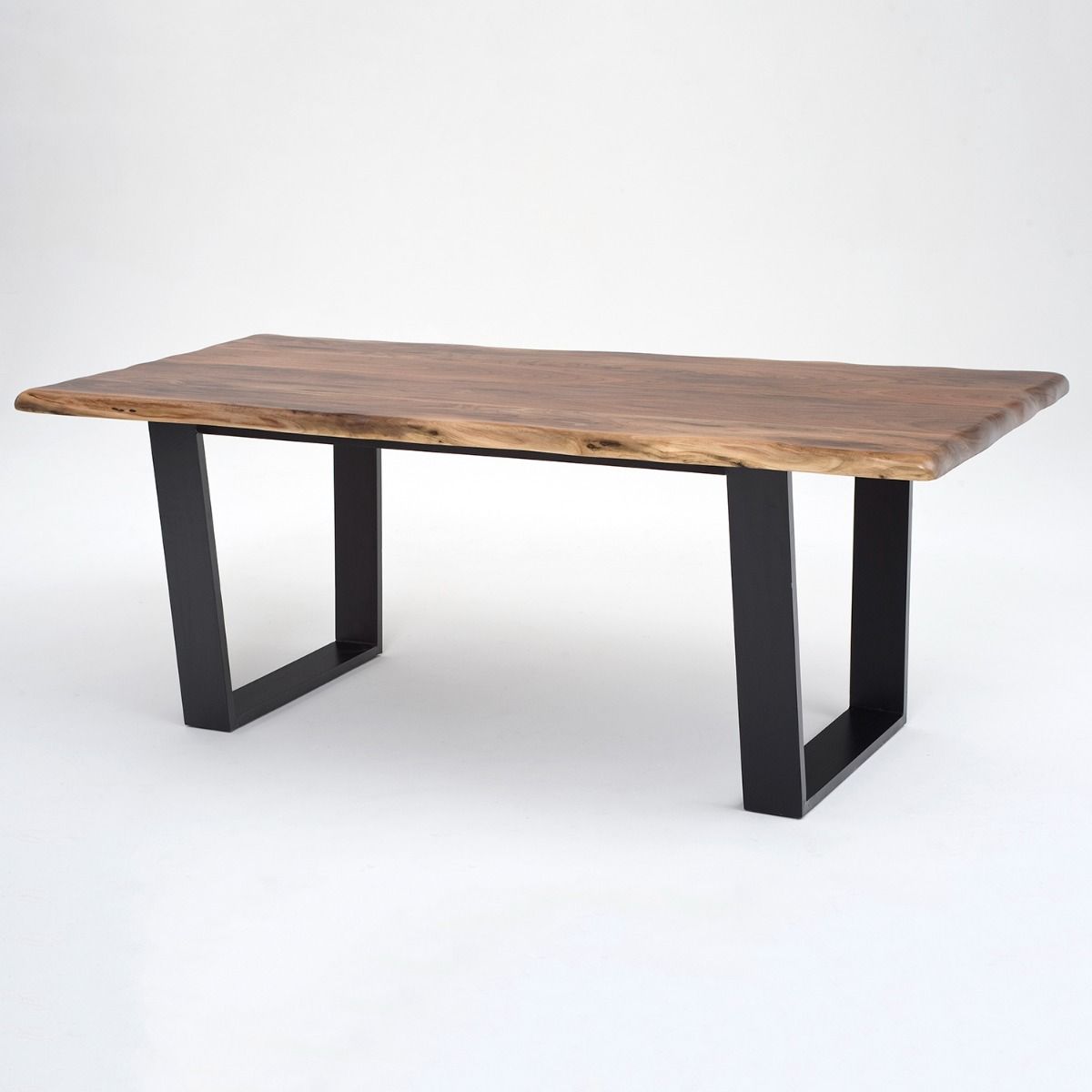 Contemporary Rustic Live Edge Writing Desk