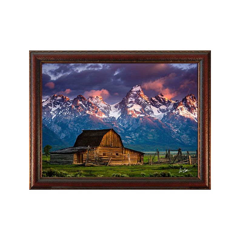 "Moulton Barn" Framed Wall Art by Dan Ballard